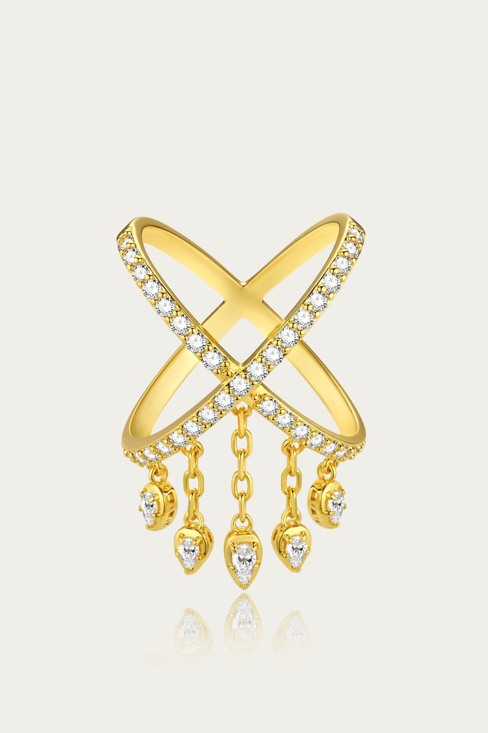 Samara Crossed Ring