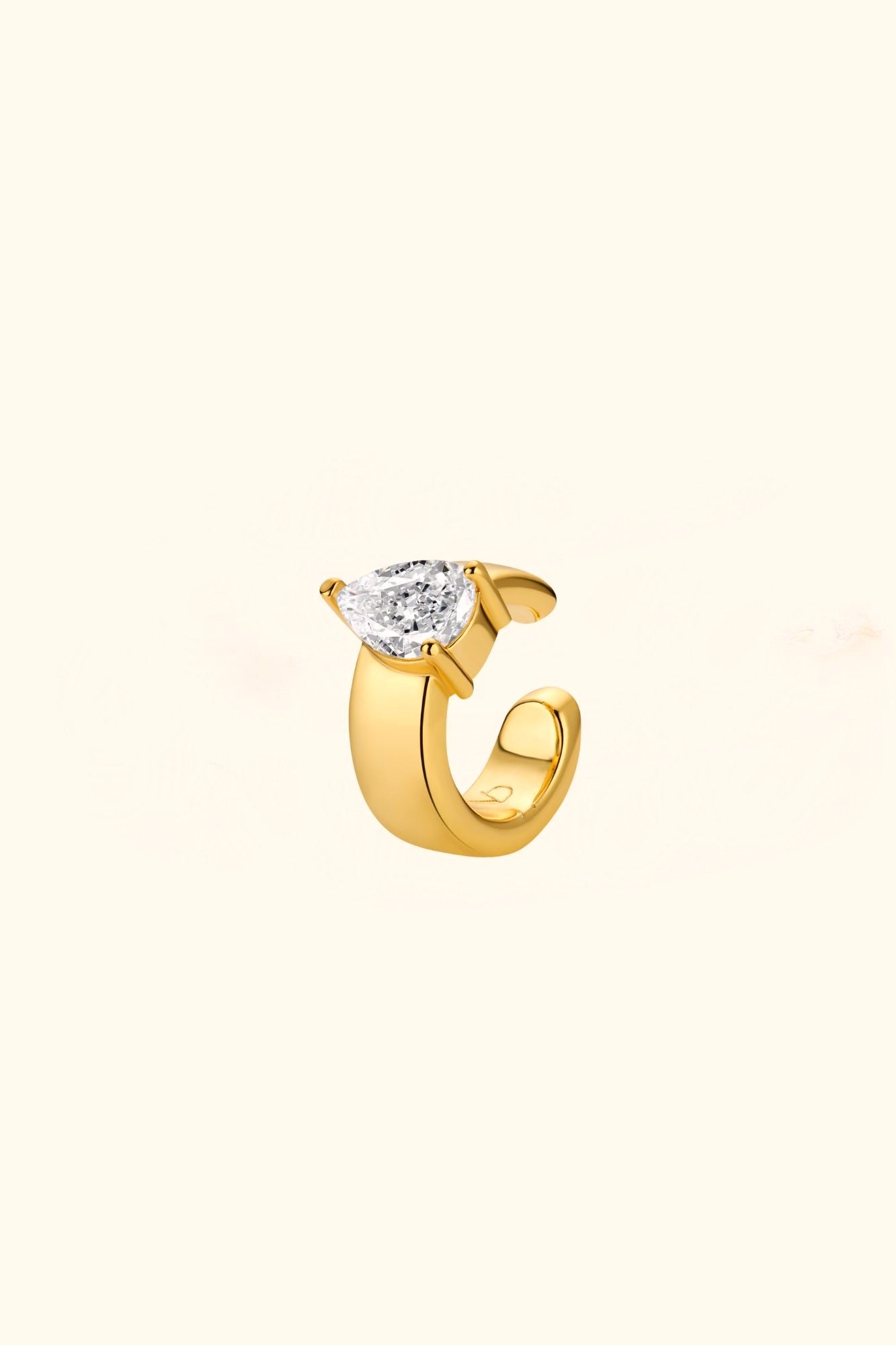 Teardrop Stone Ear Cuff